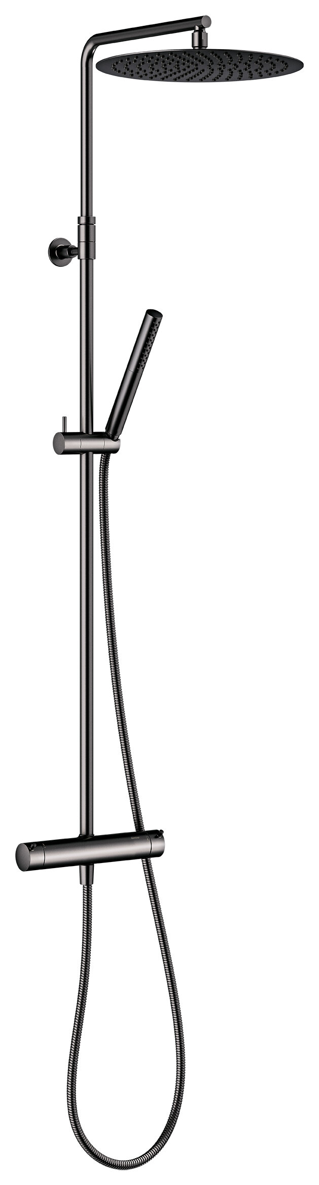 Iris Graphite Grey Shower System 160 CC [https://damixa.com]